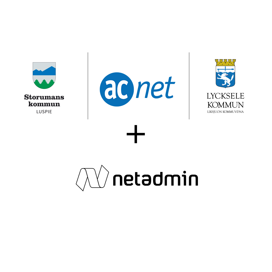 Stadsnäten i Lycksele och Storuman väljer Netadmin som OSS-lösning